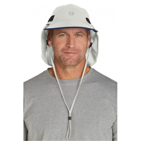 Gorra De Béisbol Goom Máscara Y Cara Beige Coolibar Referencia 7985 Chapellerie Traclet
