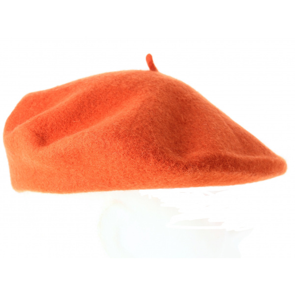 Beret Wool Traclet Orange