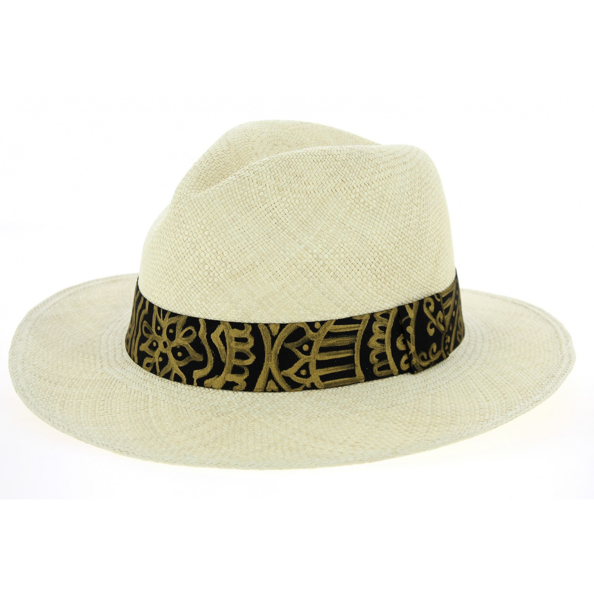 Hat Fedora Mandala Panama Naturel- Traclet Reference : 10359 ...