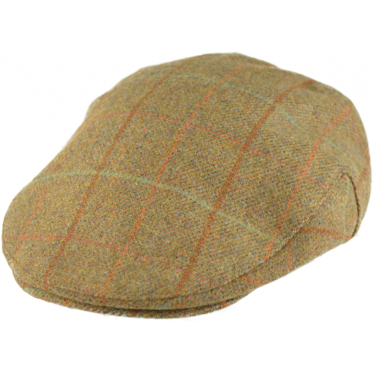 Hirouki Wool Tweed Checkered Flat Cap - Traclet