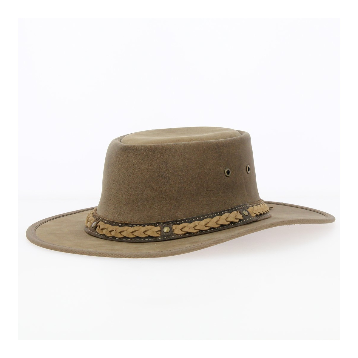 Squashy UPF 50+ Bronco Beige Lederhut - Barmah Referenz: 17696 ...
